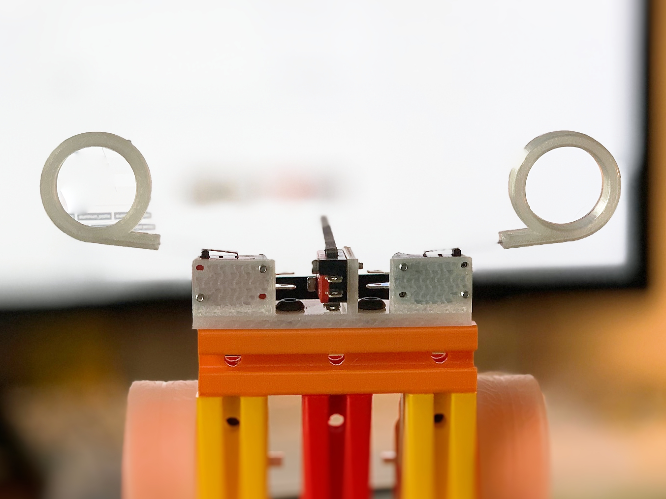 Micro Switch mount for a robot wall detector using an 8020 Series 10 ...