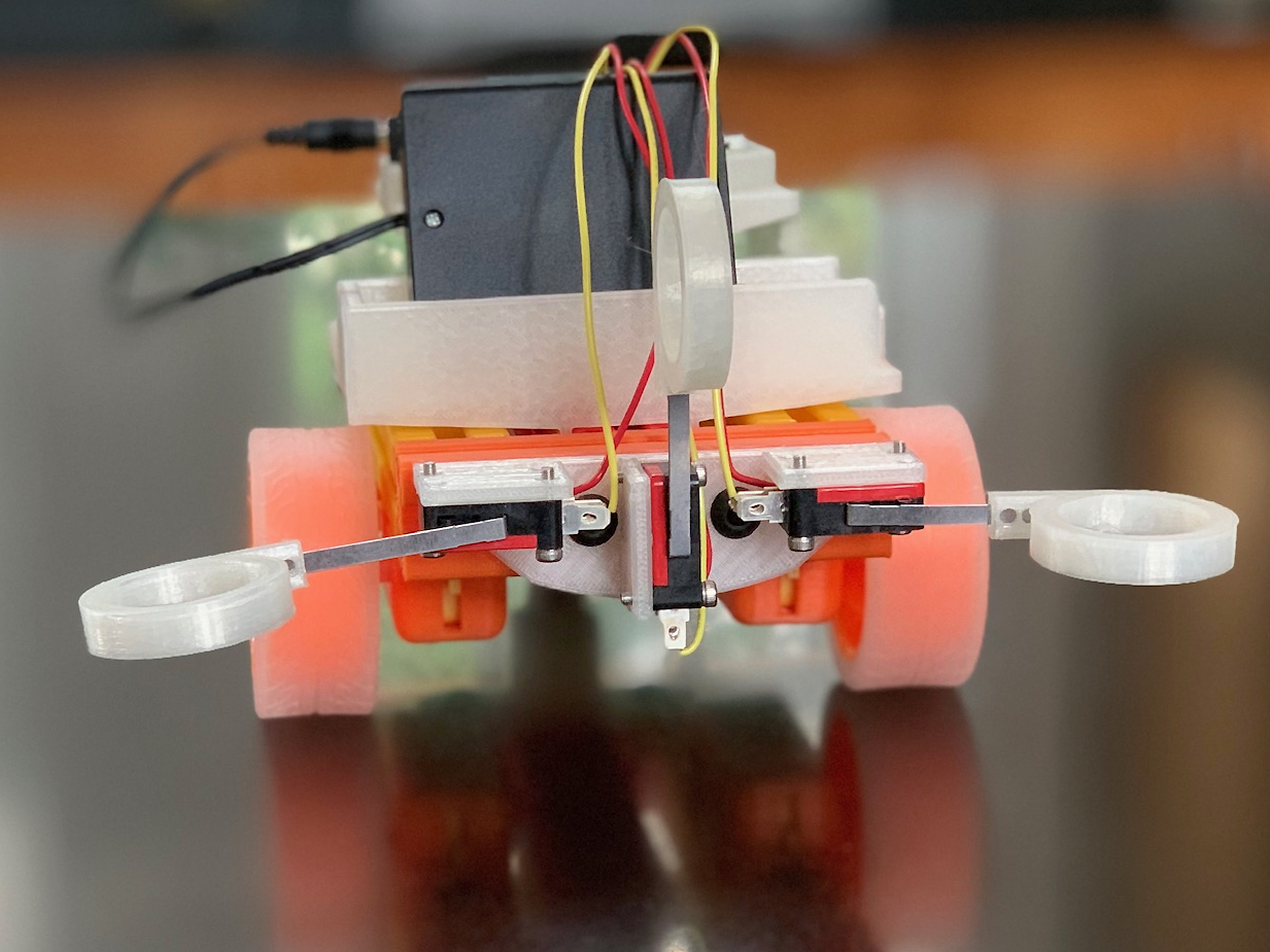 Micro Switch mount for a robot wall detector using an 8020 Series 10 ...