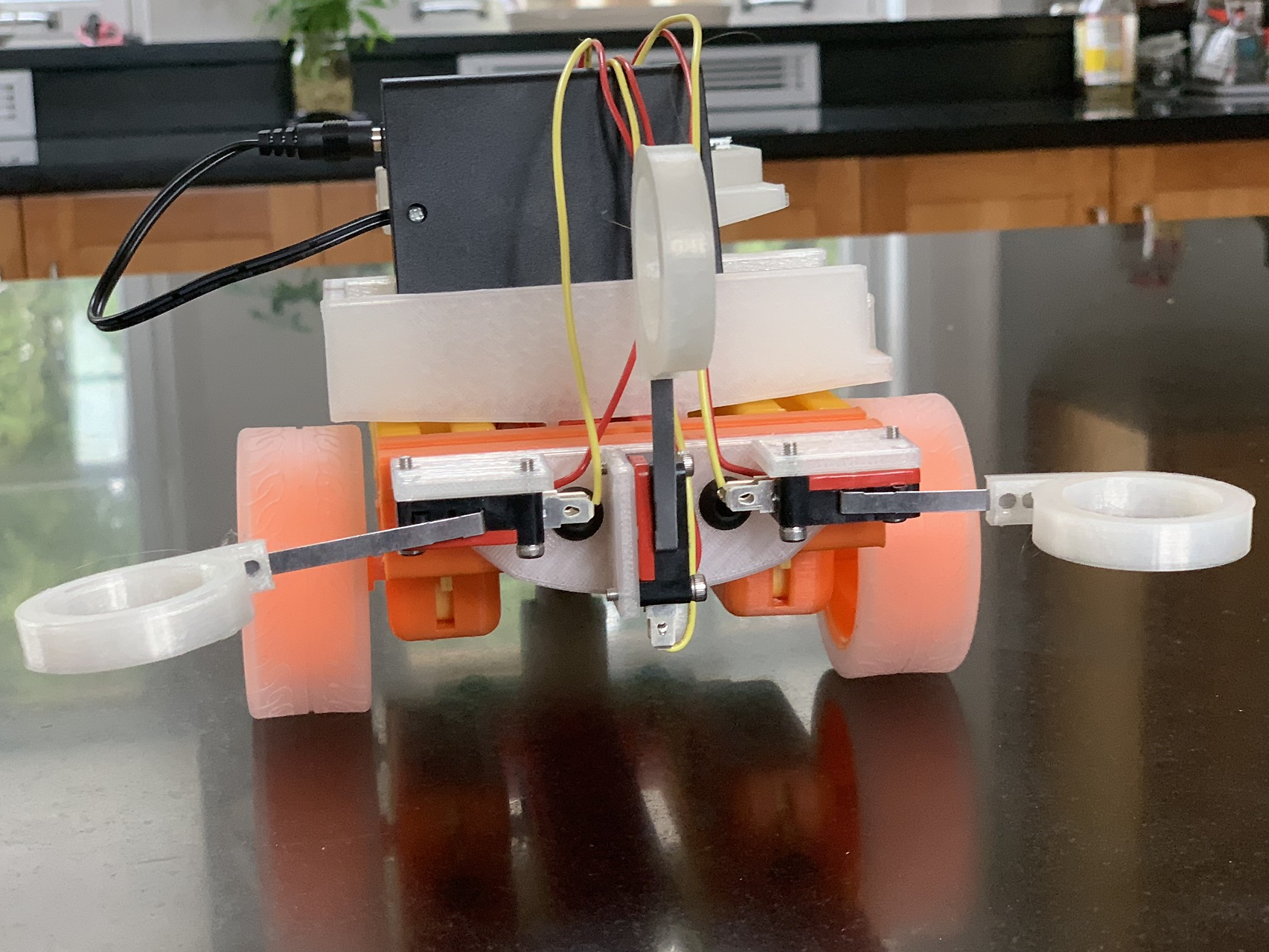 Micro Switch mount for a robot wall detector using an 8020 Series 10 ...