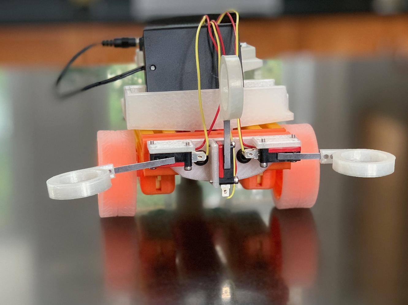 Micro Switch mount for a robot wall detector using an 8020 Series 10 ...