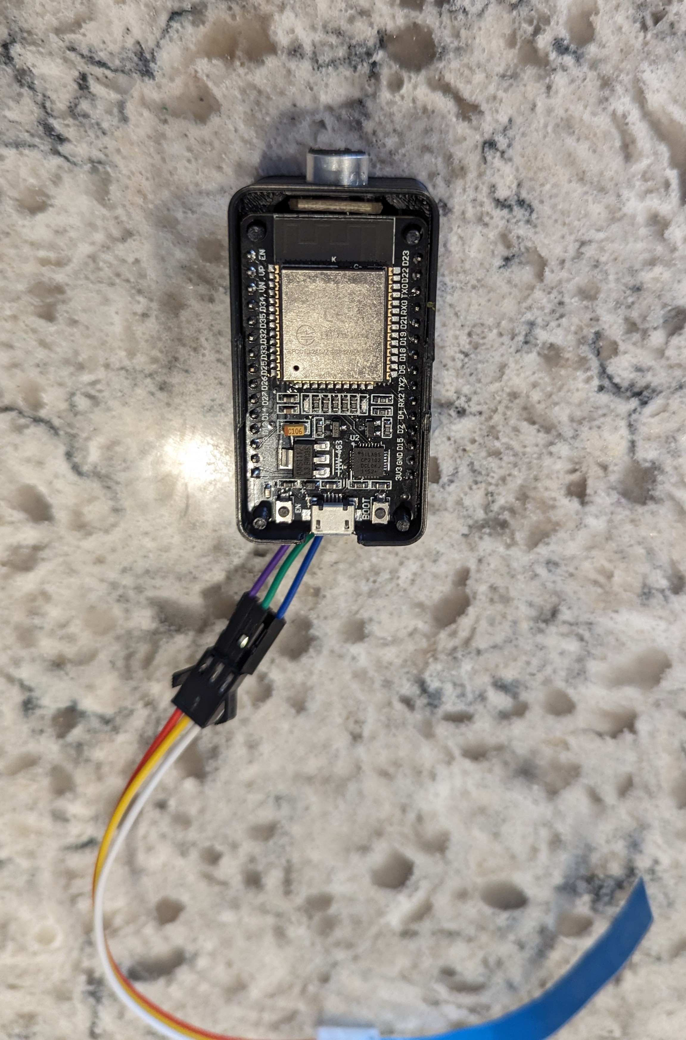 Nodemcu Esp32 Esp Devkitv1 Case With Max4466 By Foden Download Free Stl Model