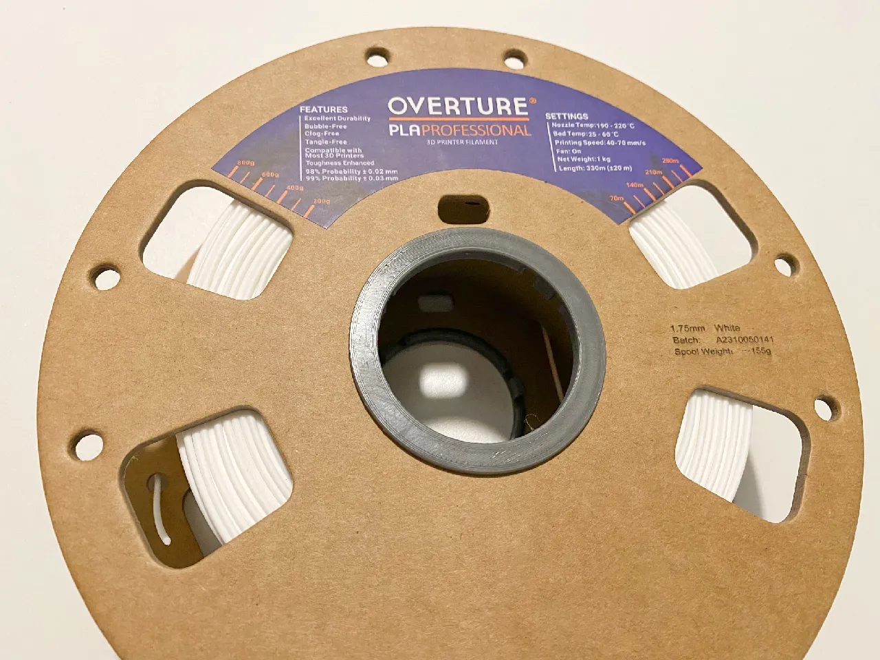 Overture Spool Inserts by sthone | Download free STL model | Printables.com