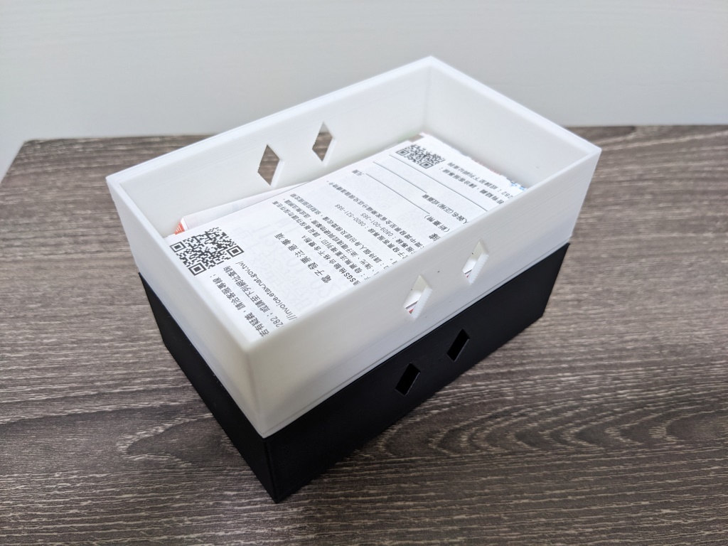Stackable Receipt/Notes Box by TestOneDev | Download free STL model ...