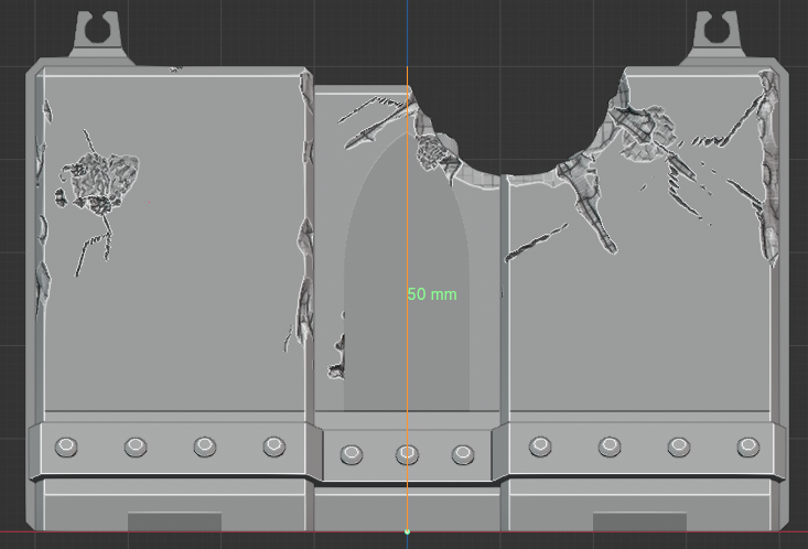 Grimdark terrain tall concrete barriers for wargaming, Warhammer 40k ...