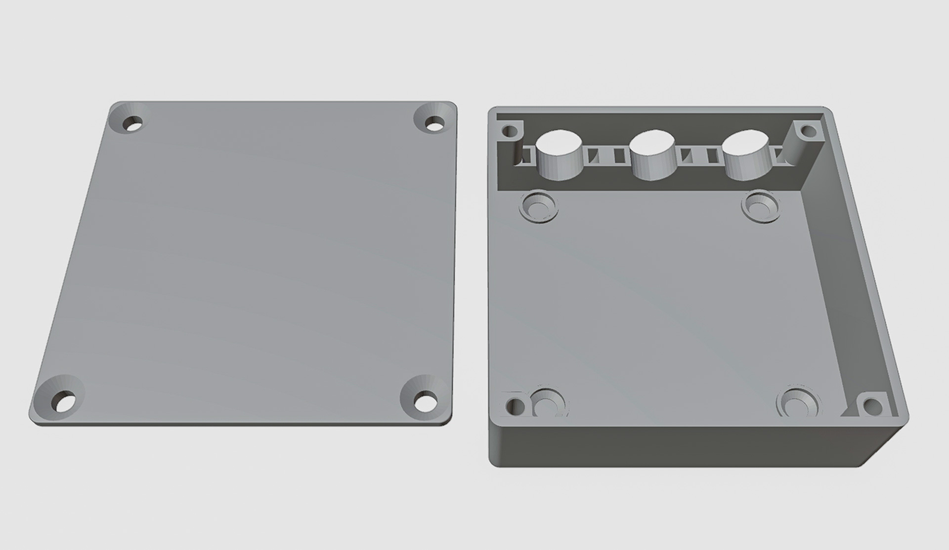 Junction box flat por Natrikinae | Descargar modelo STL gratuito ...