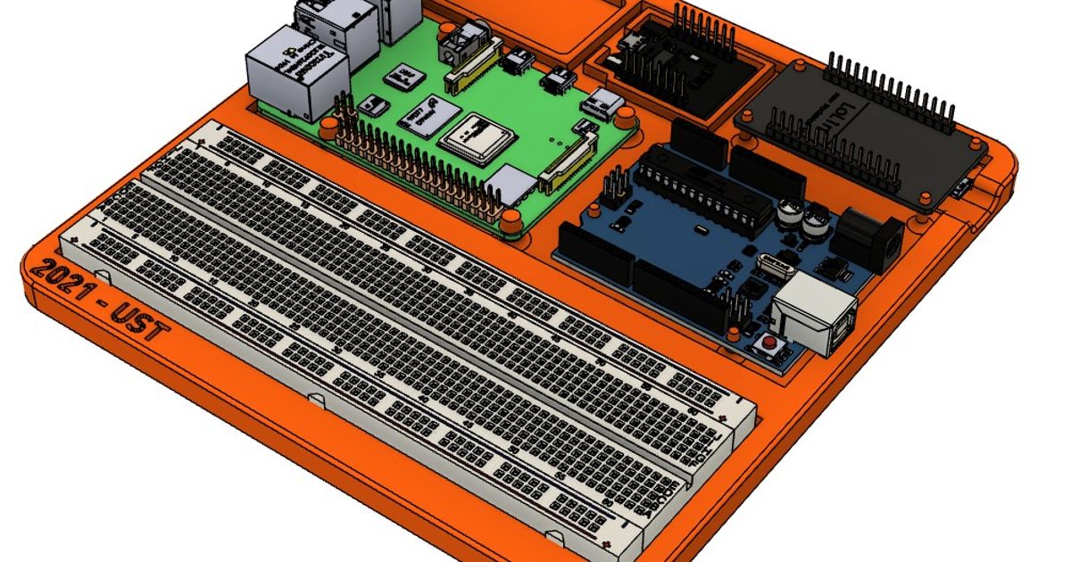 Board for development with Arduino Uno, RPi4B, ESP8266 Nodemcu, Wemos ...