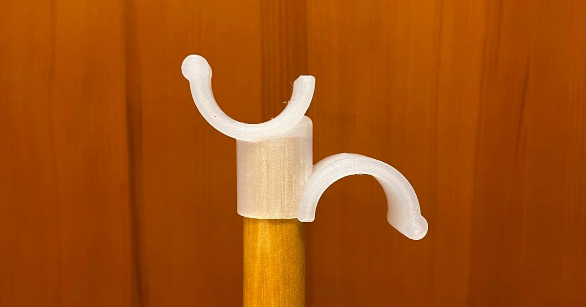 Closet Pole Hanger - helper by Artur Polański | Download free STL model ...