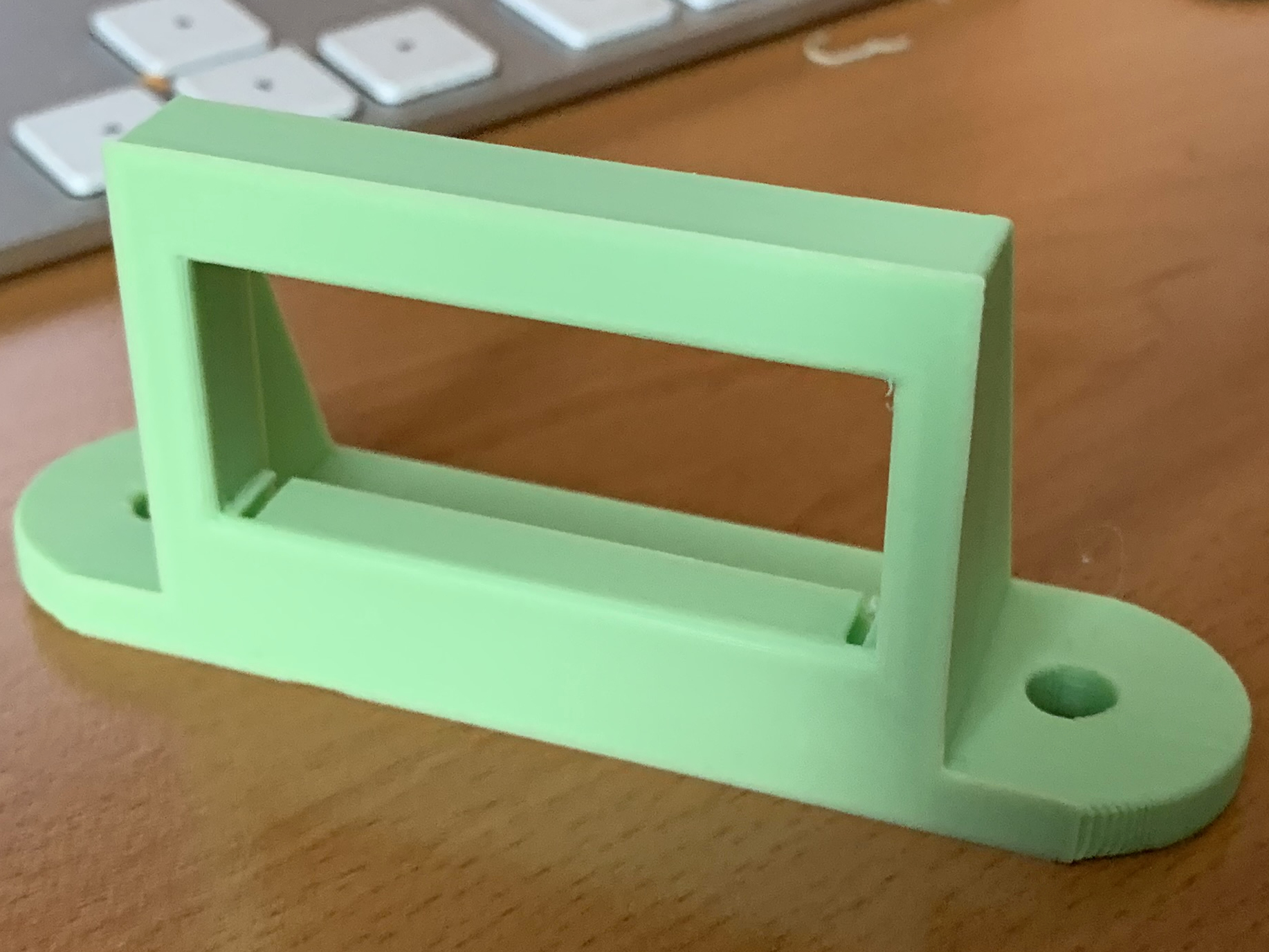 A four digit alphanumeric led display holder for an 8020 series 10 ...