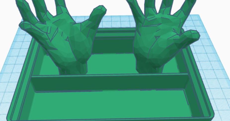 Creepy Headset Holder by Space_Gal | Download free STL model ...