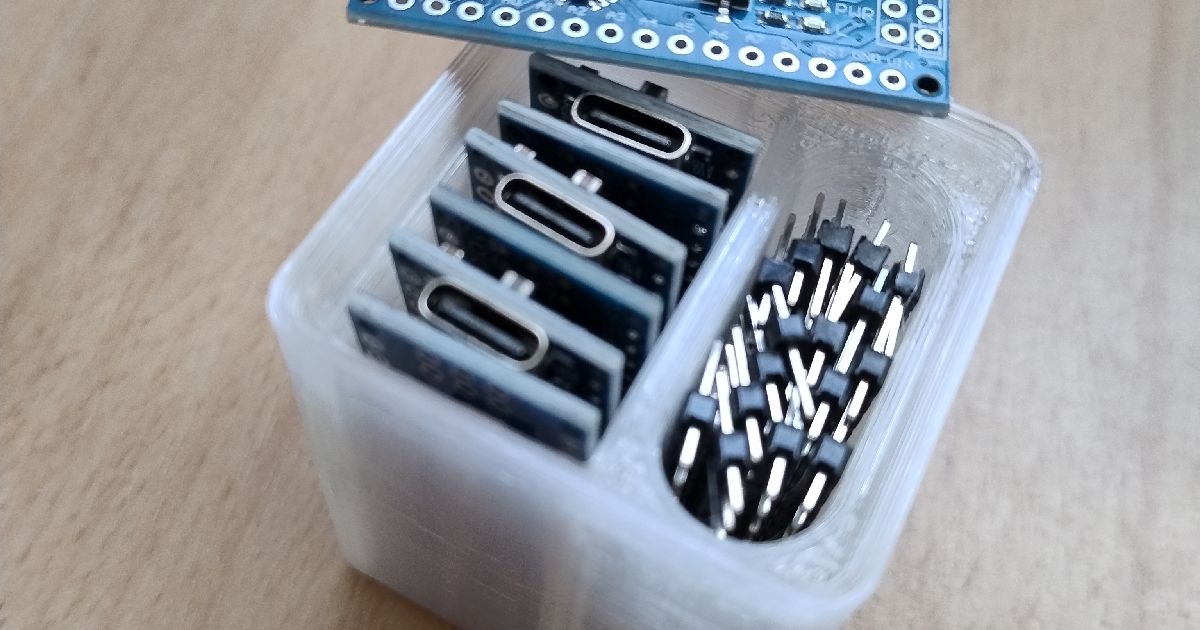 Gridfinity Bin for Arduino Nano and Pin Strips by Groon | Download free ...