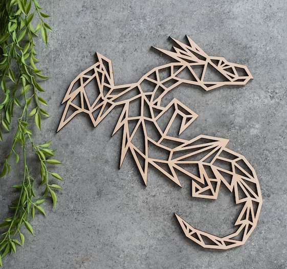 dragon geometric by Anna R | Download free STL model | Printables.com