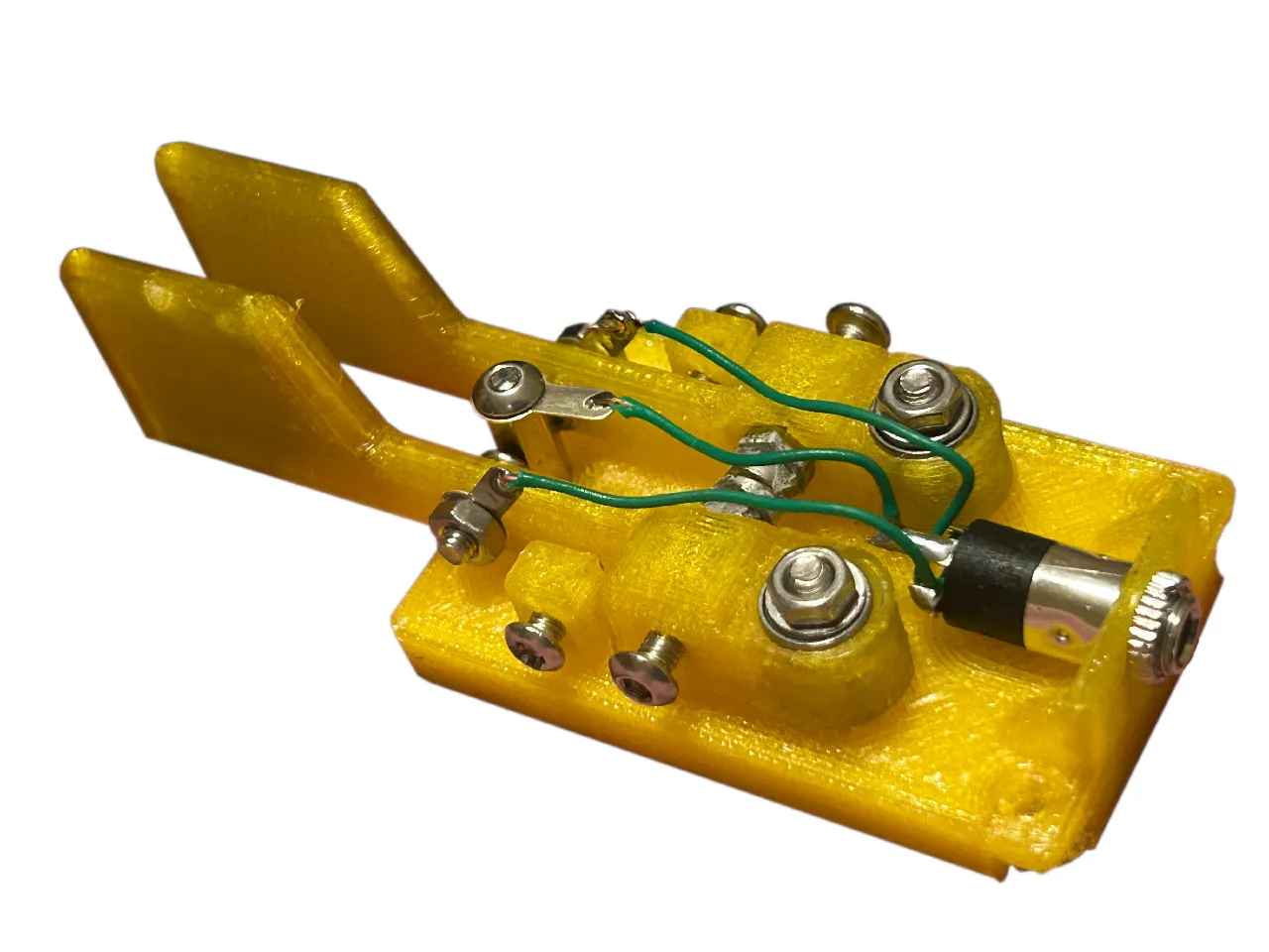 Iambic CW Morse Code Paddles with Bearings and Magnetic Return by Rob ...