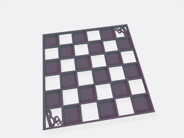 Boxseez 6x6 Gameboard with Heart by Boxseez | Download free STL model ...