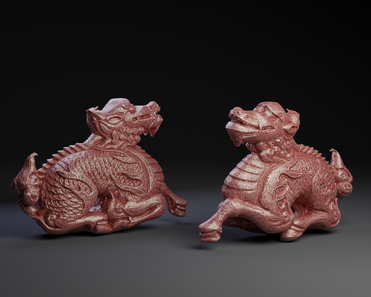 Dragon Netsuke by Peter Farell | Printables Store