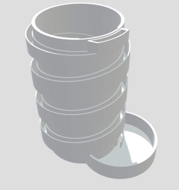 planter with coin slide by shibafactory | Download free STL model ...