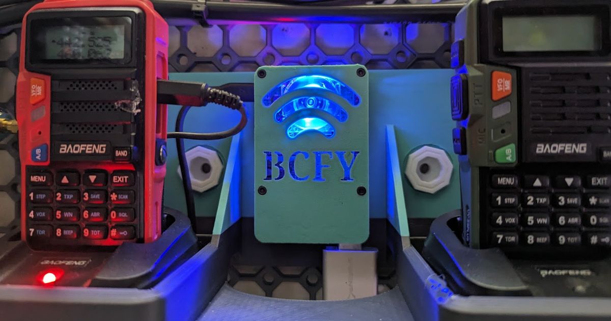 Raspberry Pi - Broadcastify Face Plate With Fan by Bones™ | Download free STL model | Printables.com