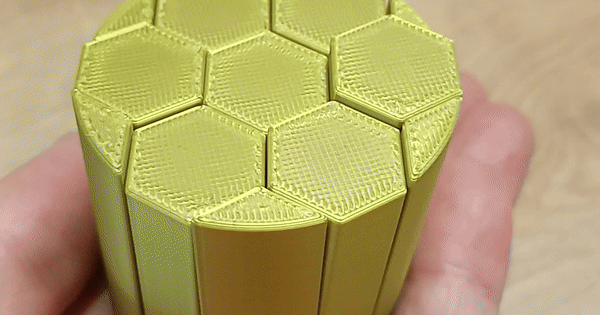 Hexaball Rosette Sliding Fidget Toy by Martin Šlefr | Download free STL ...