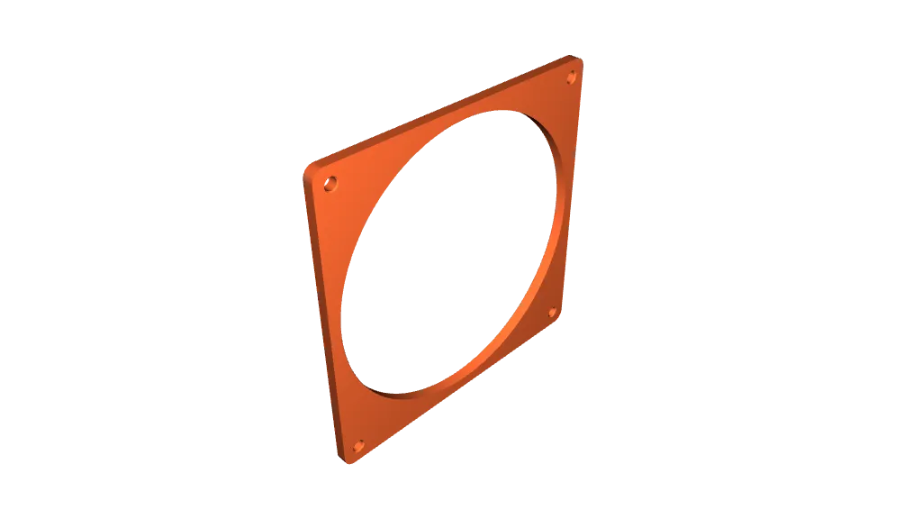 140mm fan spacer 5mm by SolarSailor | Download free STL model ...