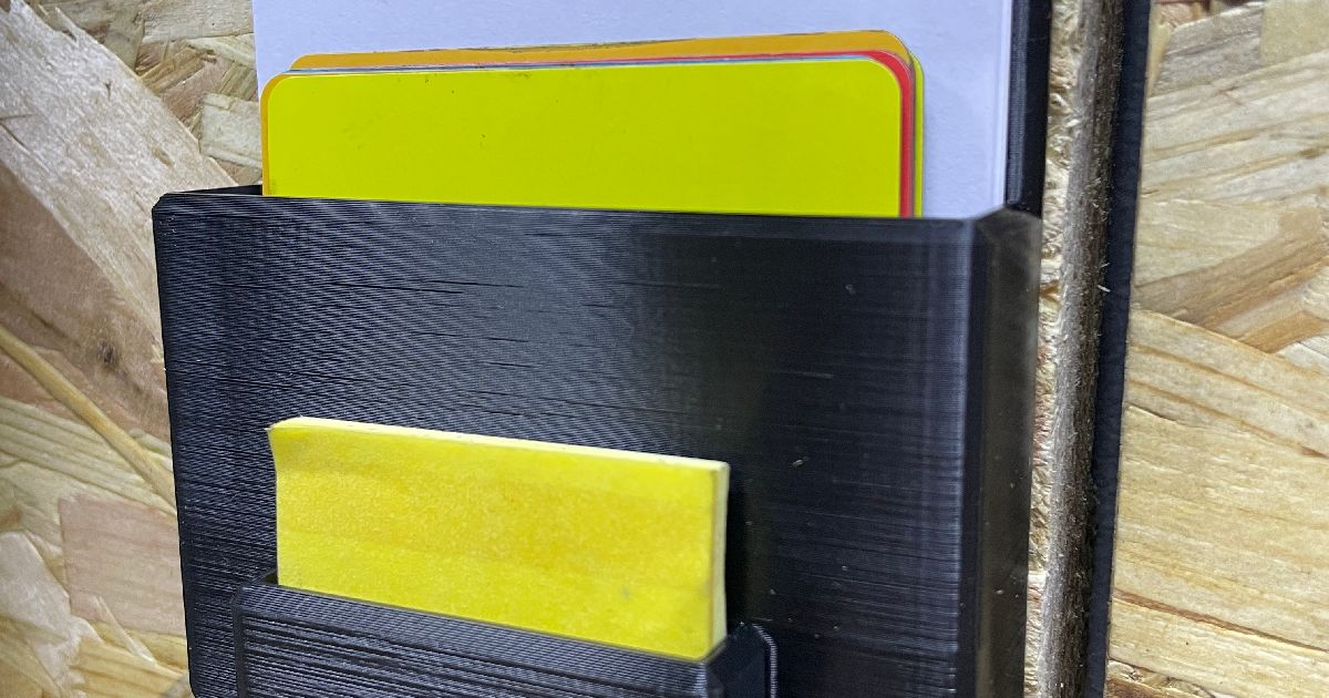 Note Holder Wall Mounted by Quintin8 | Download free STL model ...