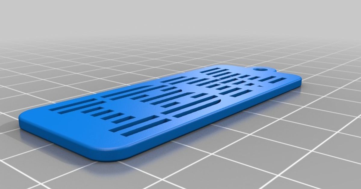 IBM Keychain by Loiseau créatif | Download free STL model | Printables.com