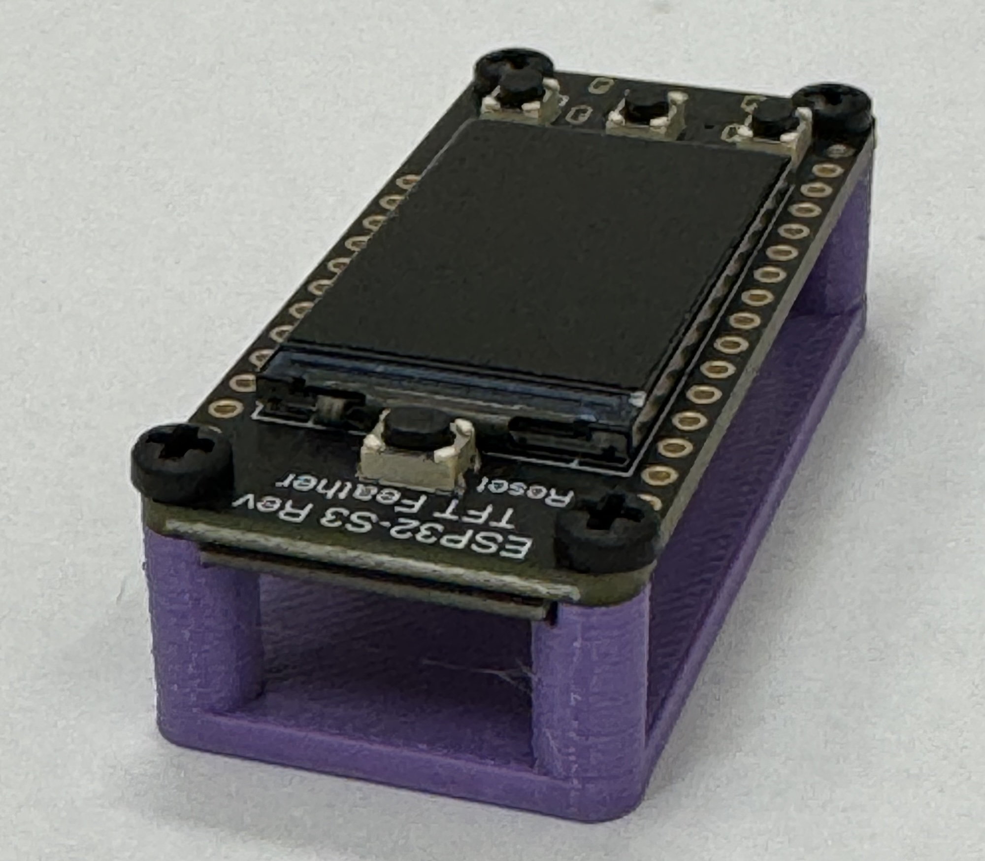 Feather Esp32 S3 Reverse Tft Stand By Mangtronix Download Free Stl