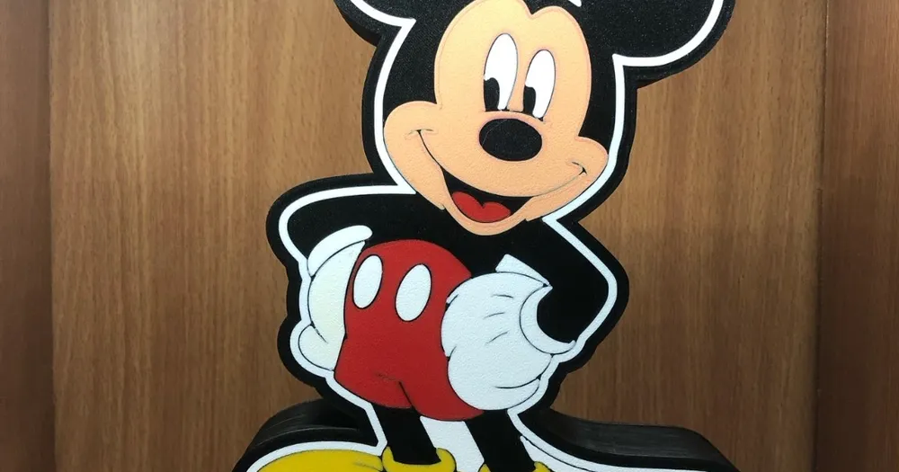 Mickey Mouse Lightbox LED Lamp by Magic Studio 3D | Download free STL ...