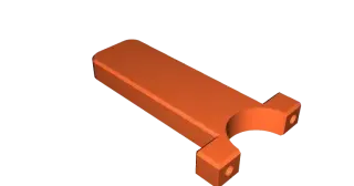 MPCNC Primo F 23.5mm Holder for dragchain / Halter für Schleppkette by ...