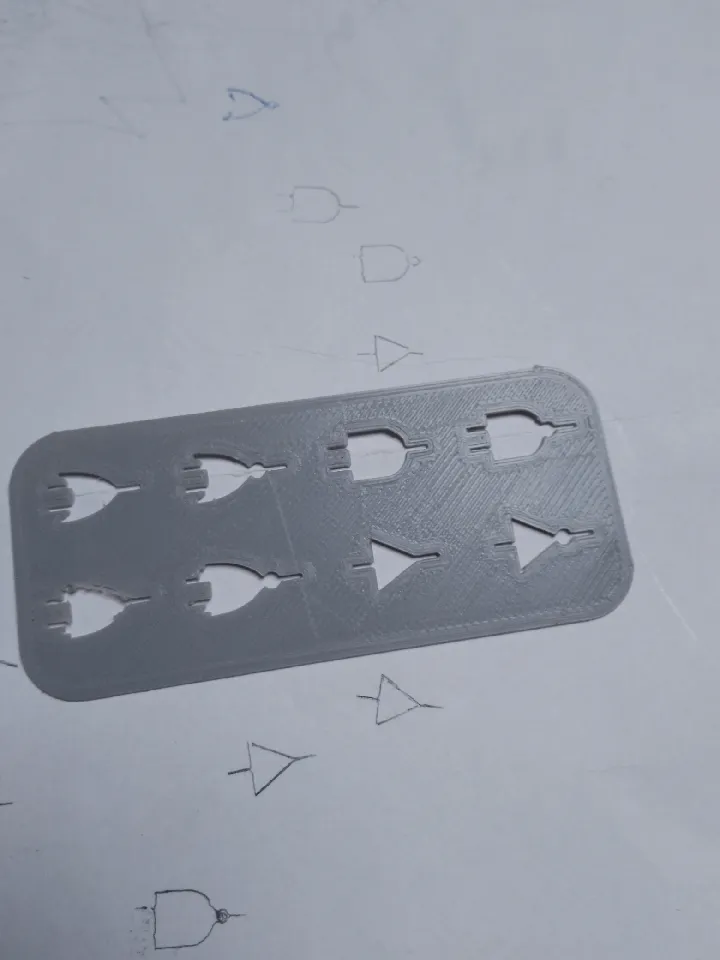 Logic gates template by Ben Dover | Download free STL model ...