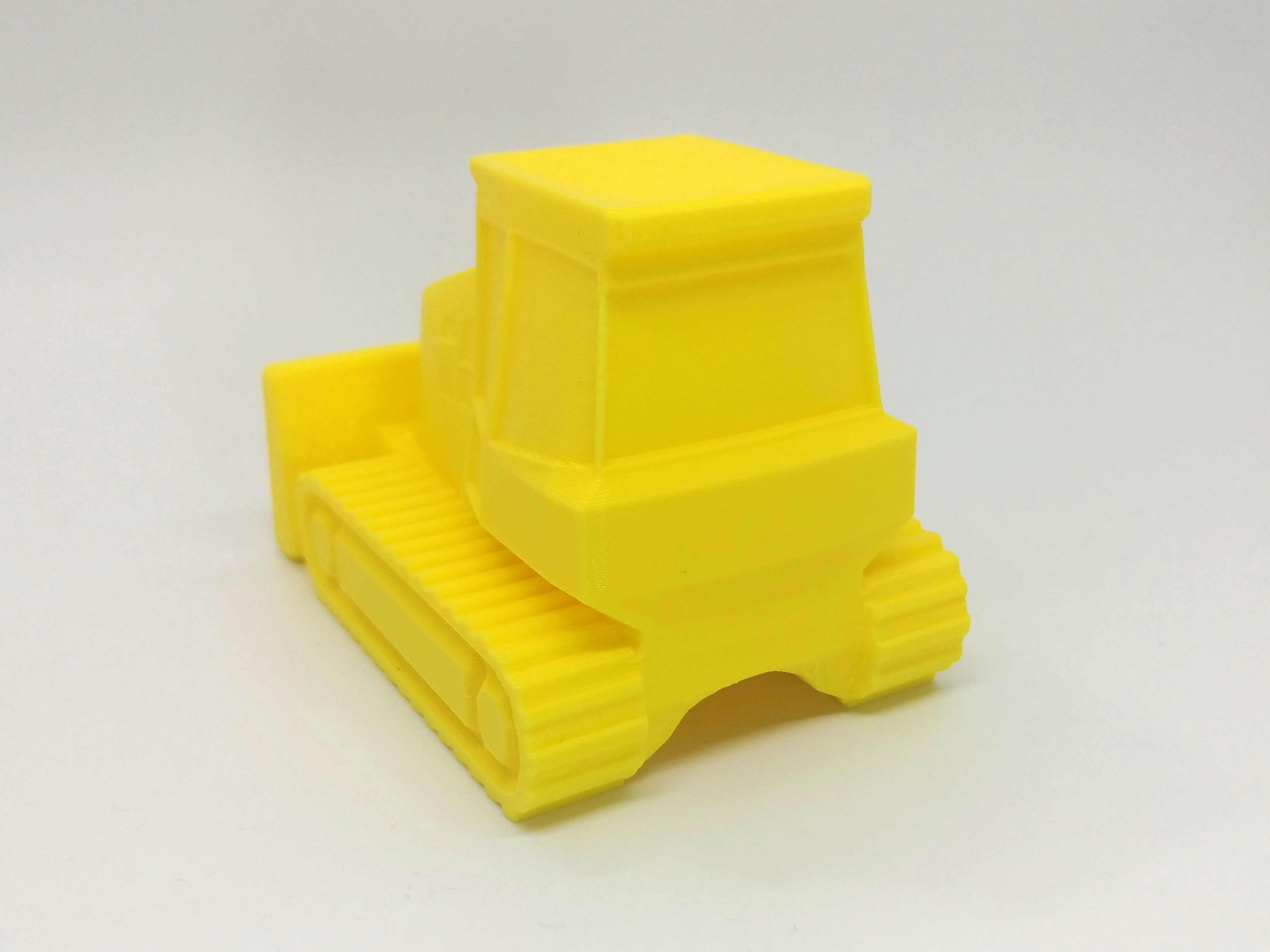 Low Poly Bulldozer (Updated) by fixumdude | Download free STL model ...