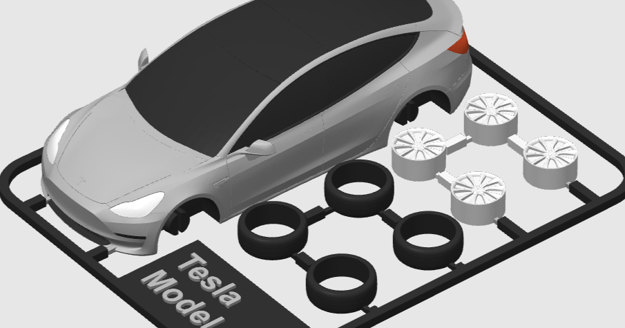 Tesla model 3 Kit Card od autora Jerryie | Stáhněte si zdarma STL model ...