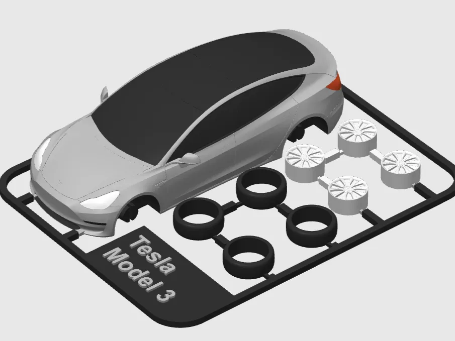 Tesla model 3 Kit Card by Jerryie | Download free STL model ...