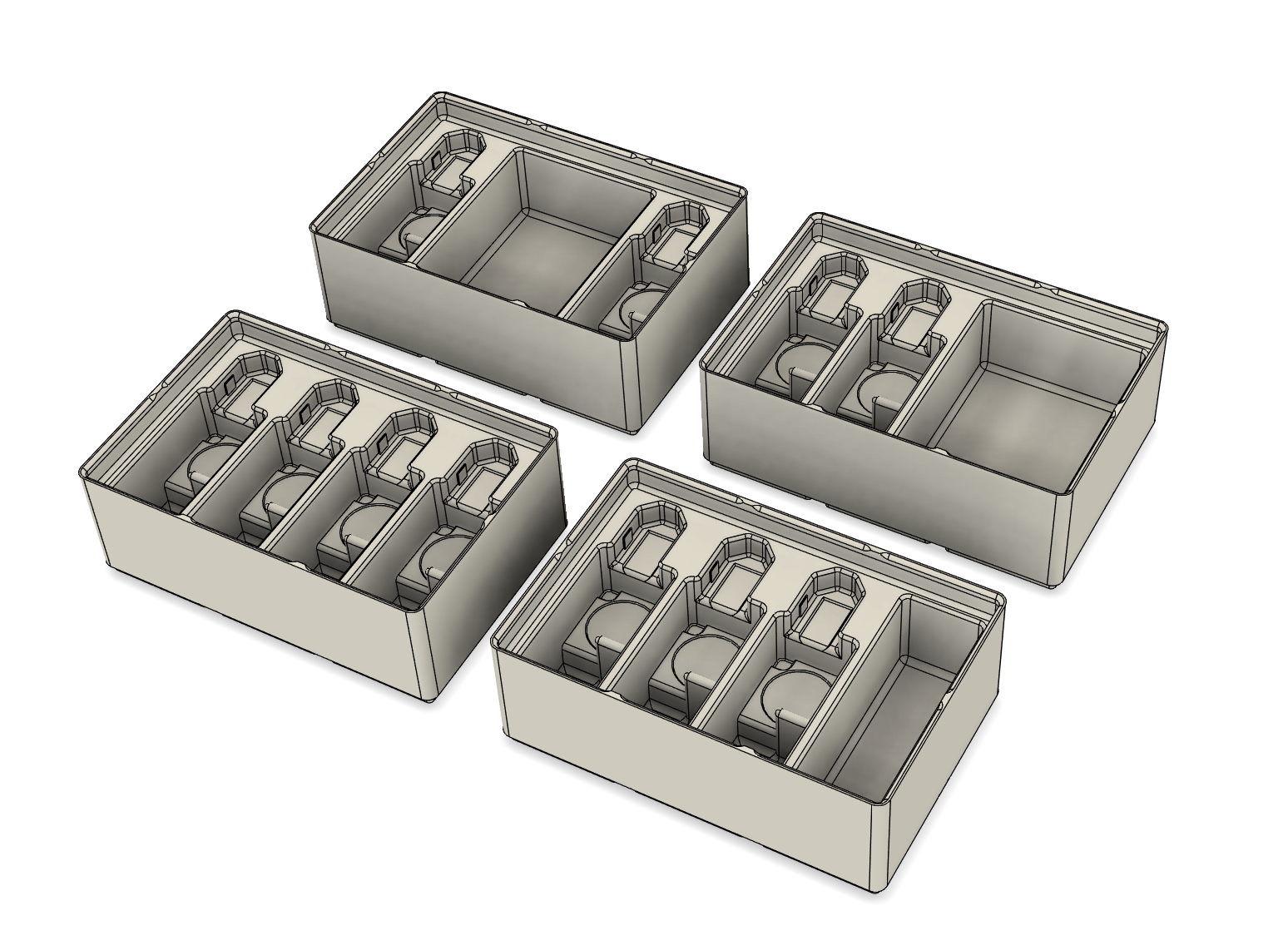 Gridfinity Bambu Lab Hotend Storage (4 variants) by suit | Download ...
