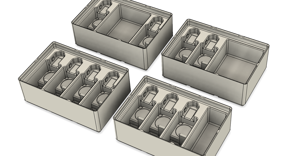 Gridfinity Bambu Lab Hotend Storage (4 variants) by suit | Download free STL model | Printables.com