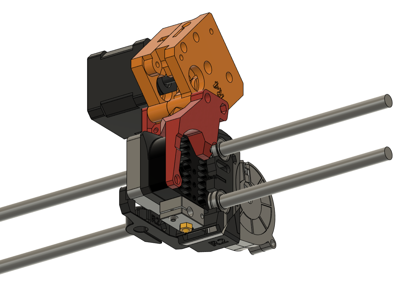 Prusa Mini direct drive extruder von Simon Tratter | Kostenloses STL ...
