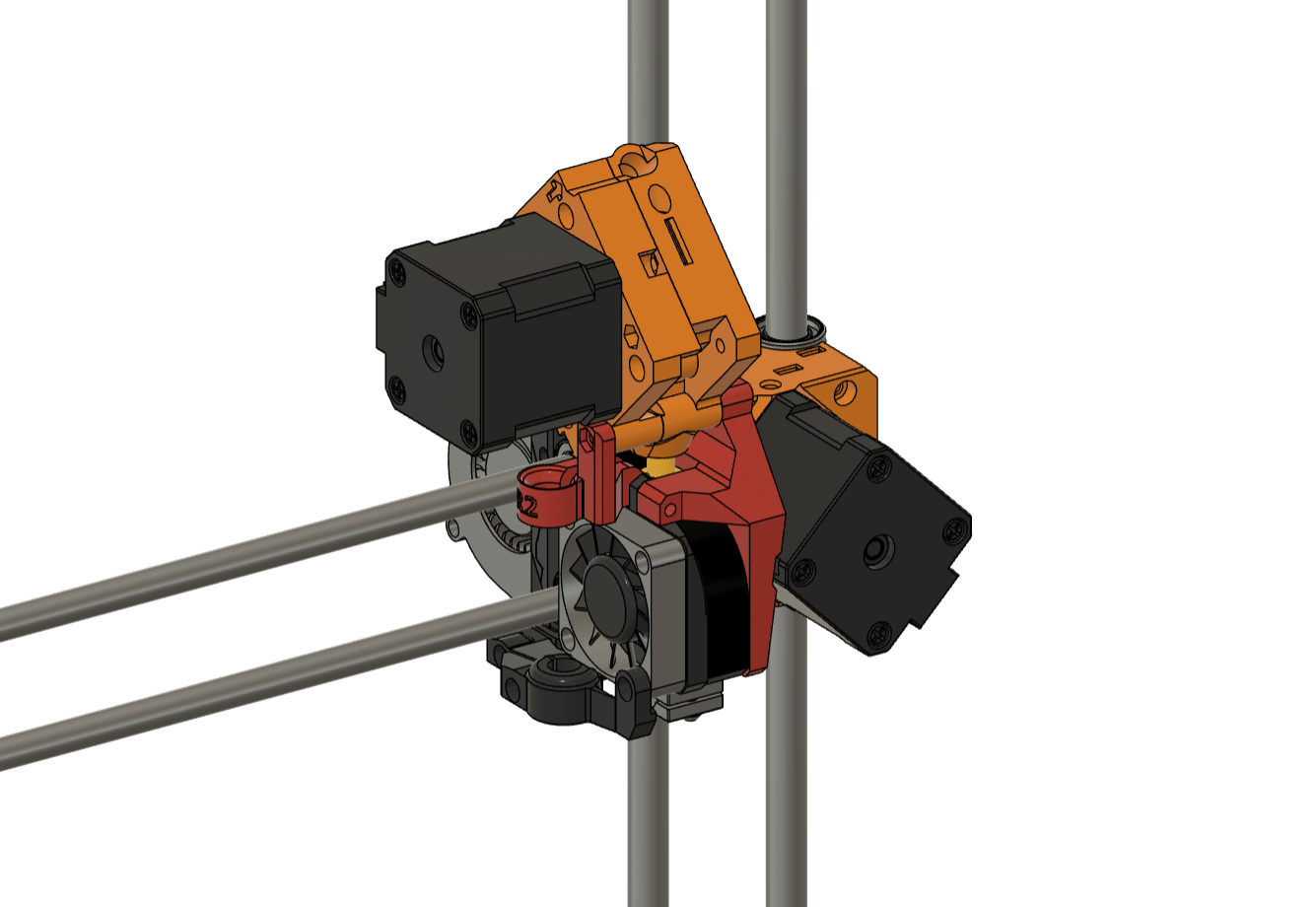 Prusa Mini direct drive extruder von Simon Tratter | Kostenloses STL ...
