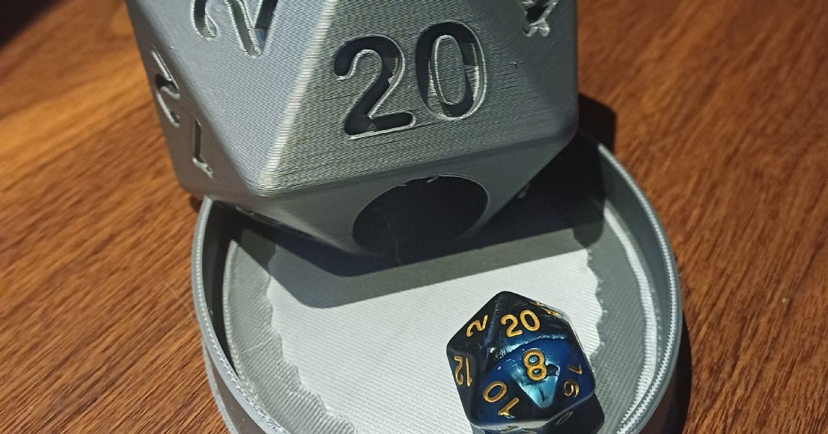 D20 Dice Tower by Nyverdale Tabletop | Download free STL model ...