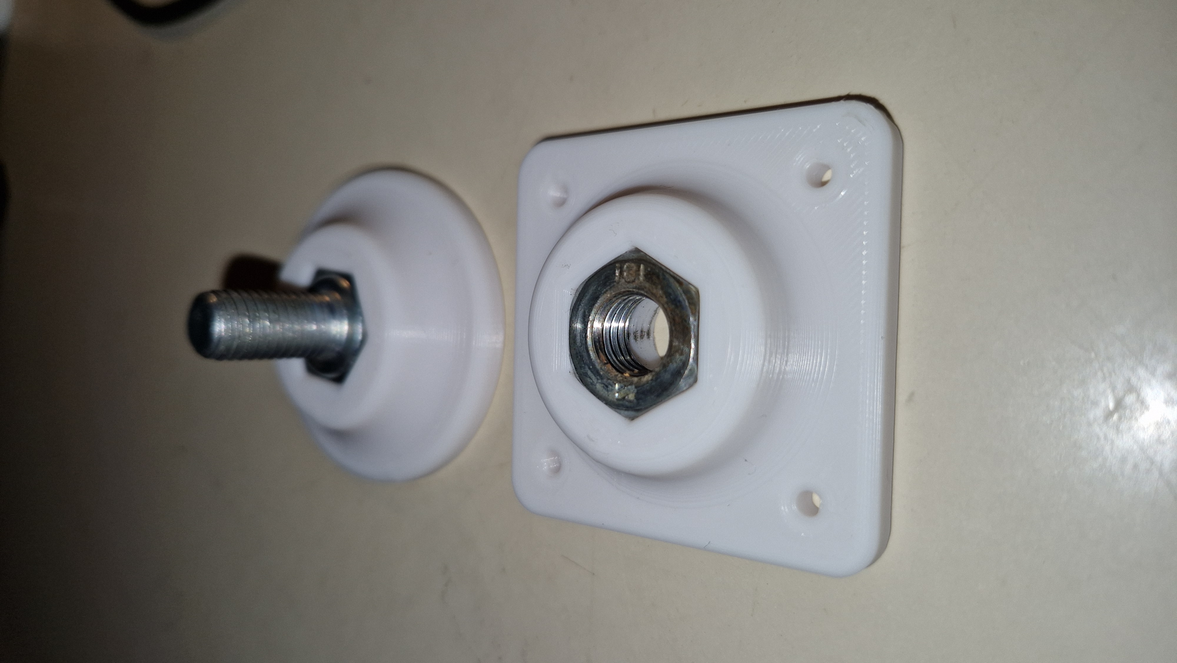 Adjustable height foot with M10 bolt by Arnaud Rastetter | Download ...