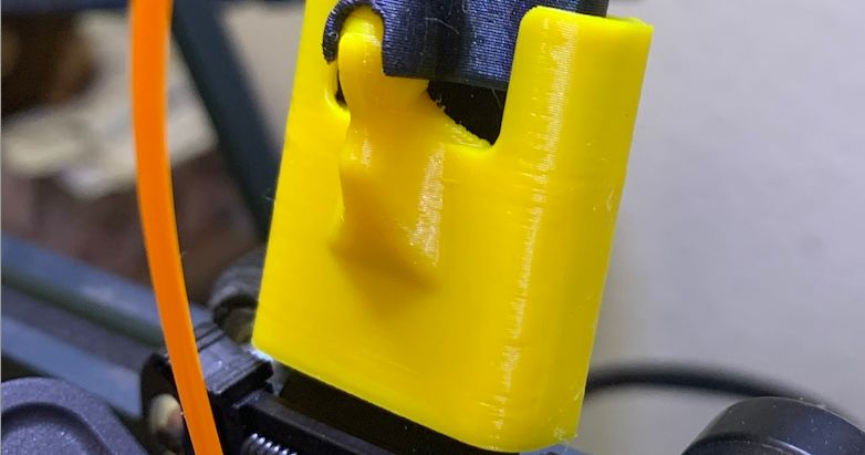 Updated hotend clip for Elegoo Neptune 4 Plus/Max cable chain spine by ...