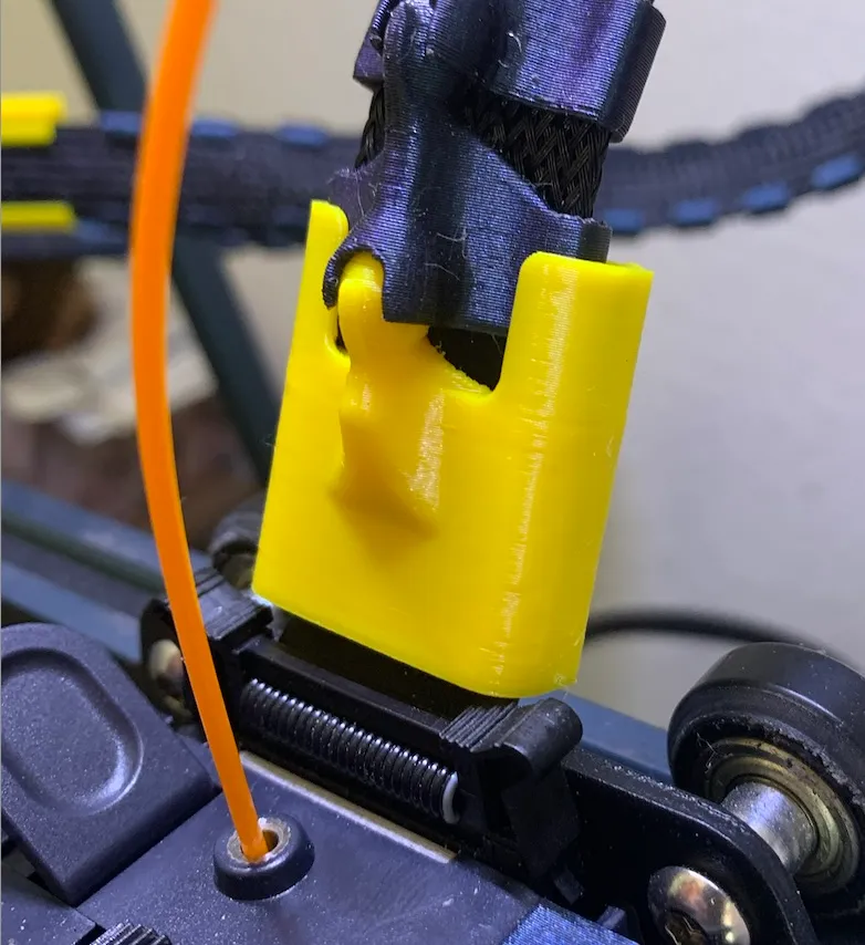 Updated hotend clip for Elegoo Neptune 4 Plus/Max cable chain spine by ...