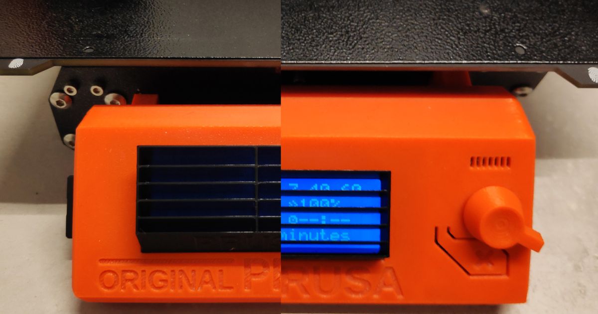 LCD 2004 Light Blocker Transparent Cover by Kagarov | Download free STL ...