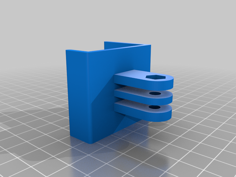 GoPro Monitor Mount by chaosbird | Download free STL model | Printables.com