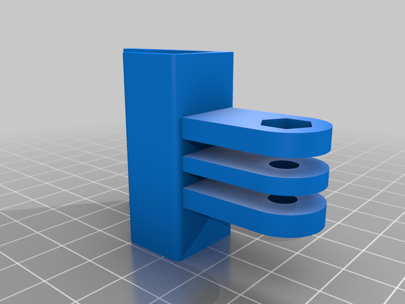 GoPro Monitor Mount by chaosbird | Download free STL model | Printables.com