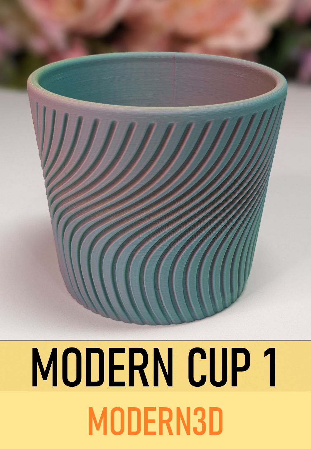 Modern Cup / Planter #1 by Modern3D | Download free STL model ...