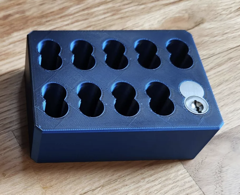 SFIC Lock Rack 5x2 Grid by eschlenz | Download free STL model ...