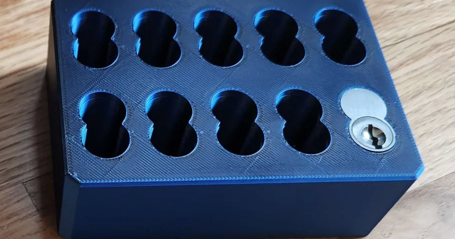 SFIC Lock Rack 5x2 Grid by eschlenz | Download free STL model ...