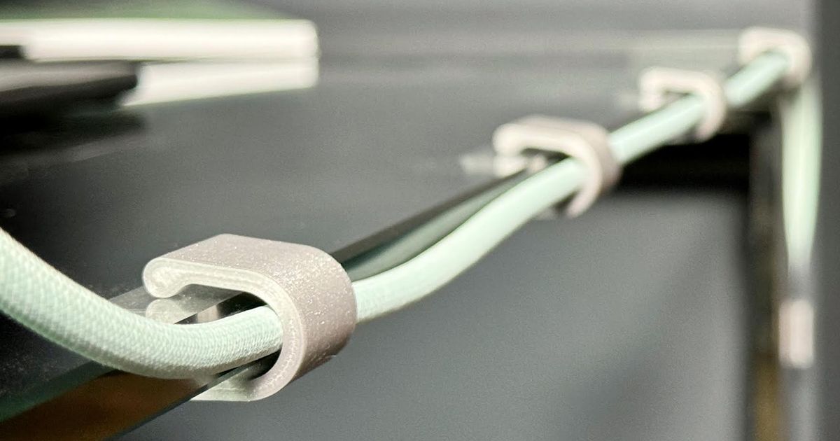 Wire Clip - Wire Management by Ryan Millar | Download free STL model ...