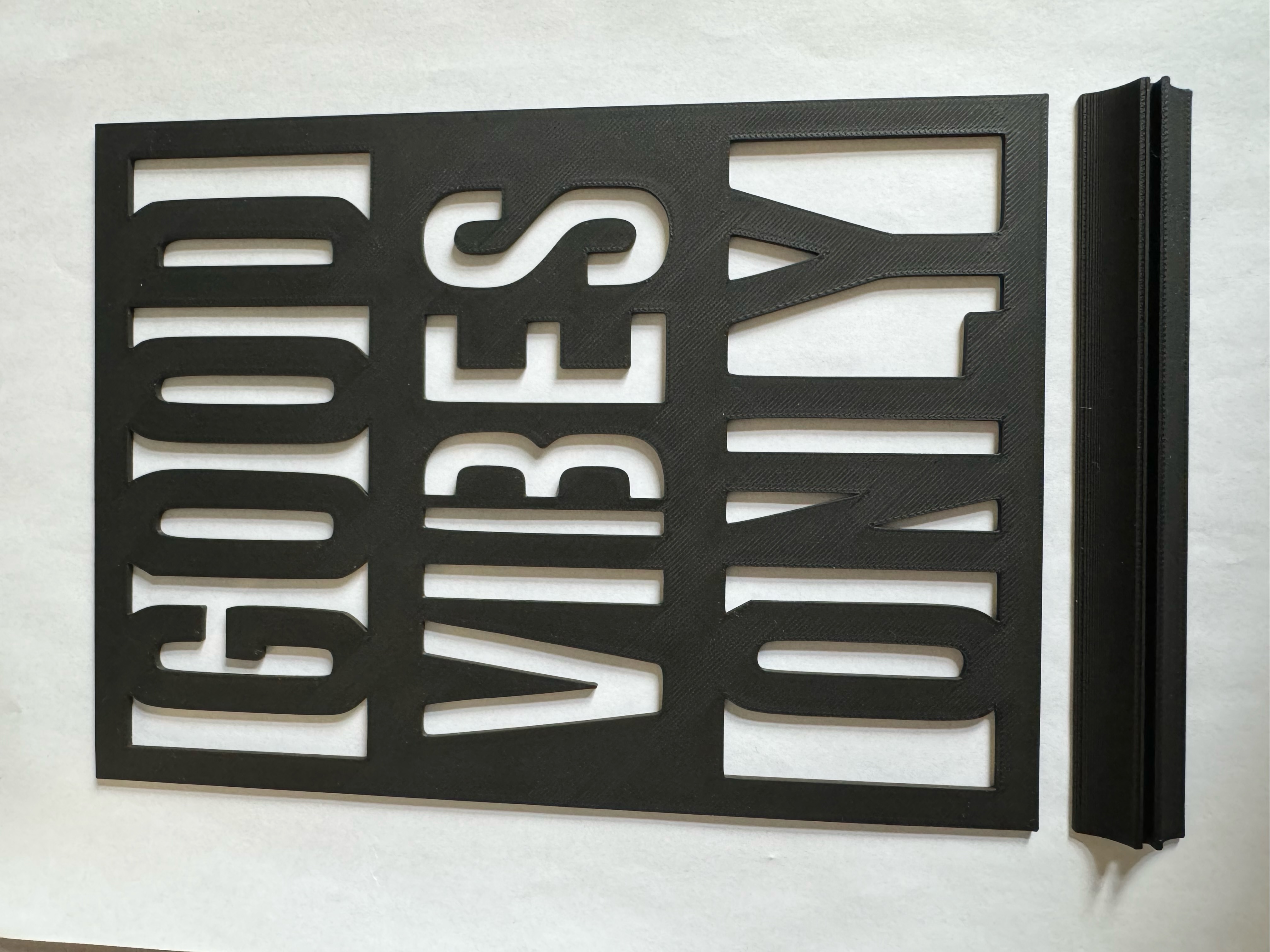 Good Vibes Only by Moriel | Download free STL model | Printables.com