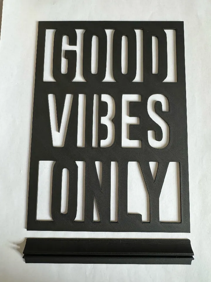 Good Vibes Only by Moriel | Download free STL model | Printables.com