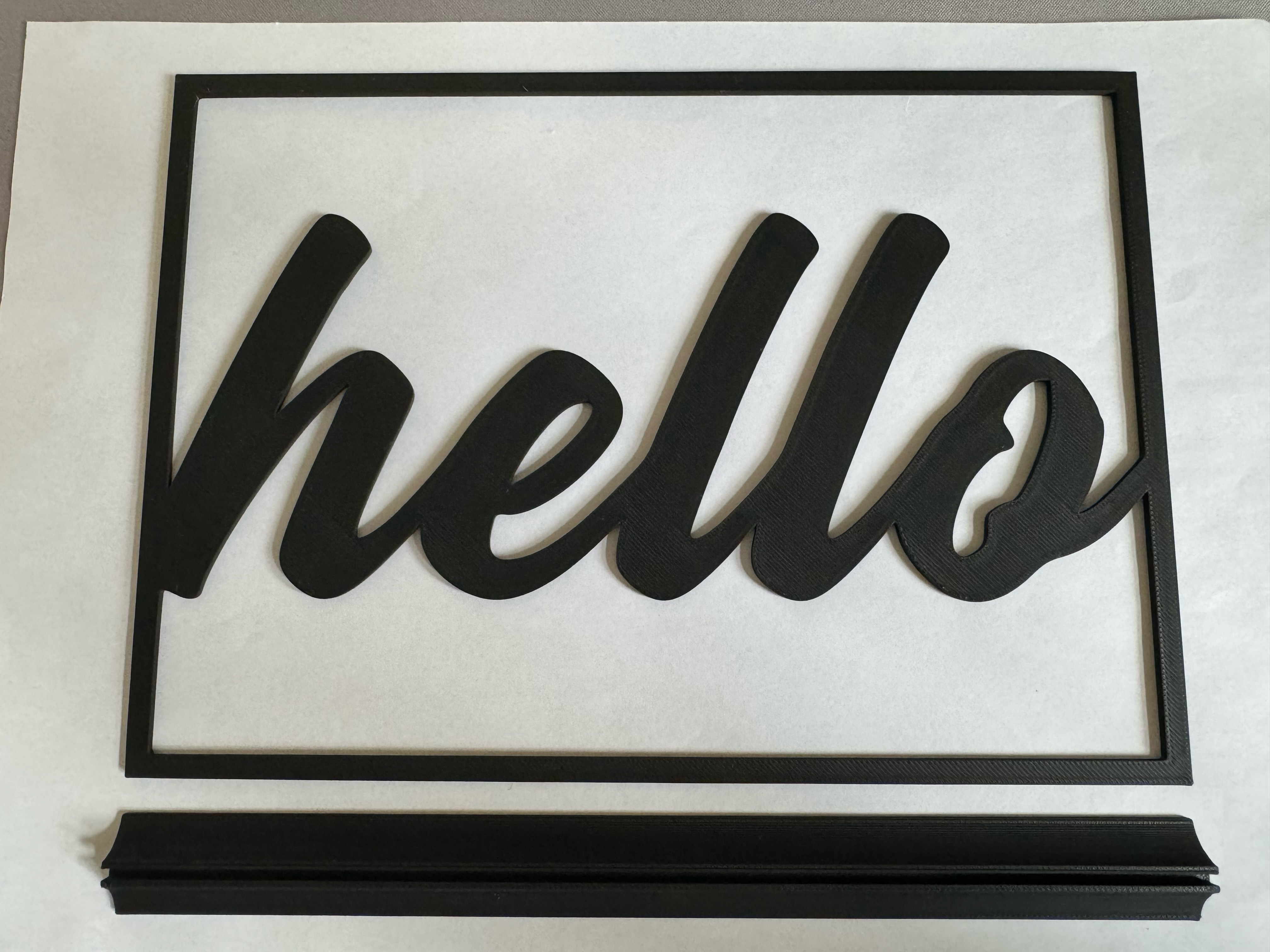 Hello by Moriel | Download free STL model | Printables.com