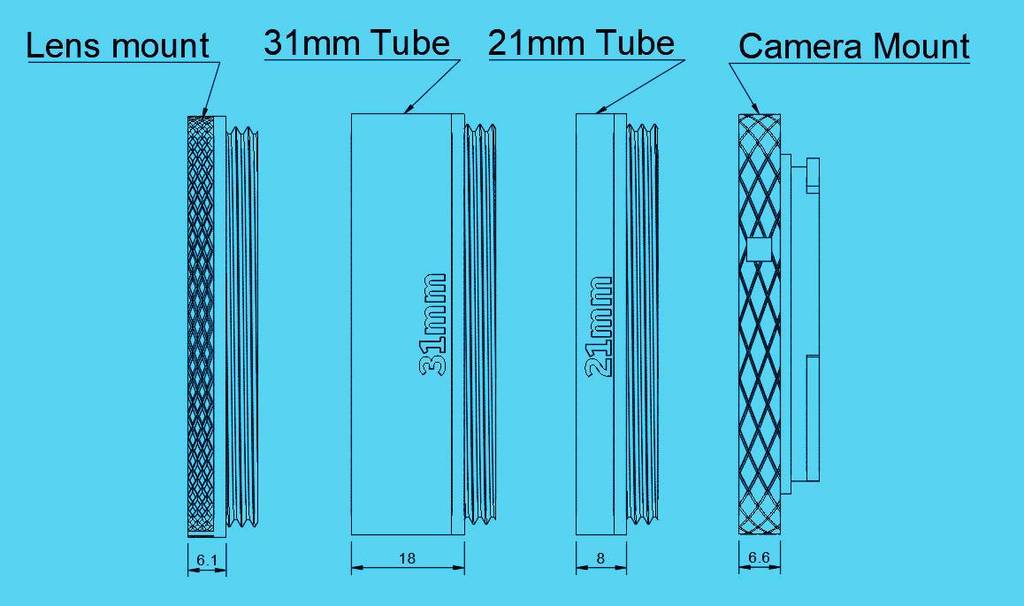 Macro Tubes by Dingolingo | Download free STL model | Printables.com